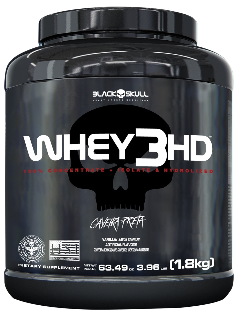 Whey 3hd Black Skull - 1,8kg (WPC, WPI and WPH) – blackskullstore.com